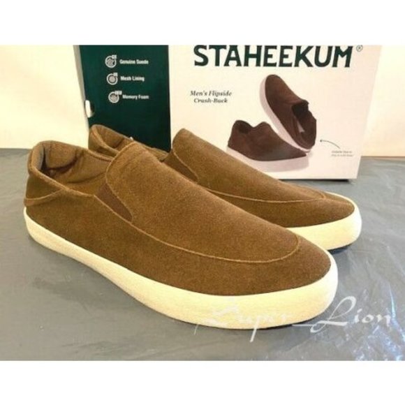 Staheekum | Shoes | New Staheekum Mens Memory Foam Flipside Suede ...